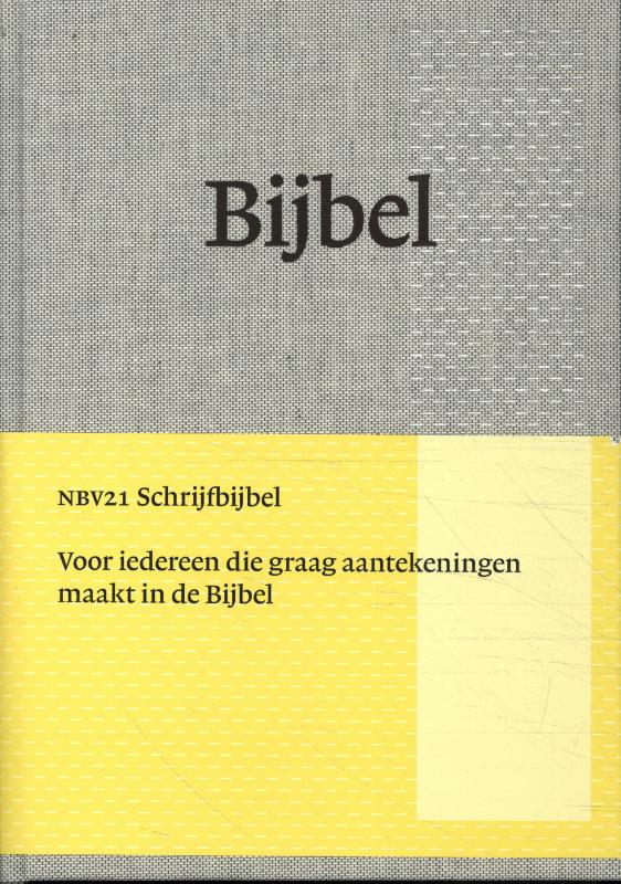Bijbel NBV21 Schrijfbijbel bestellen?