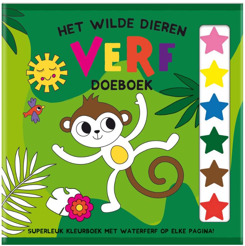 Het Wilde Dieren Verf Doeboek - (set van 4) van Interstat bestellen?